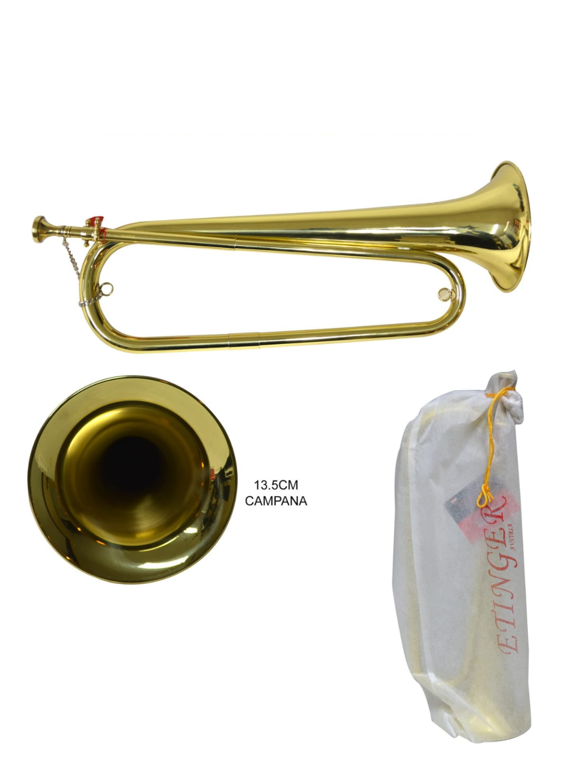 CORNETA DE BANDA 4015 DORADA ETINGER | 🎺🎺+5694553 7925🎺